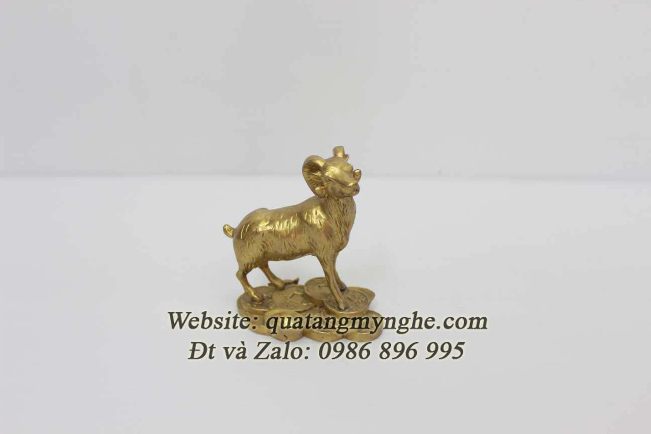 Tượng dê đúc đồng vàng mini | Quà tặng mỹ nghệ, quà tặng sự kiện, quà ...